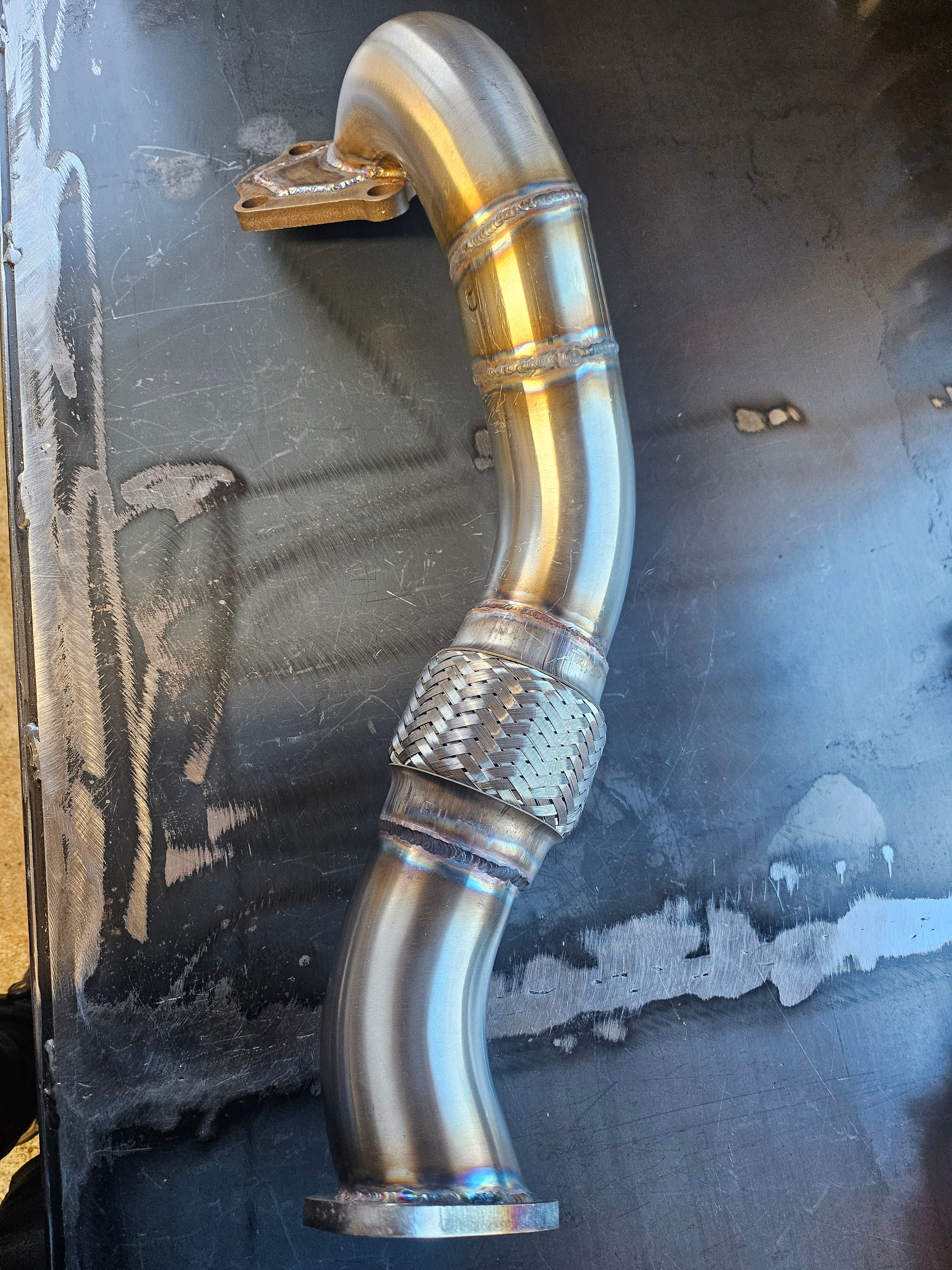 ST150 Turbo Conversion Downpipe – 304 Stainless Steel – UNA Performance